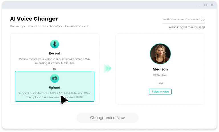 免費在線AI變聲器 | FineVoice