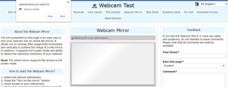 Top 5 Free Online Webcam Mirror Apps to See Yourself - Fineshare